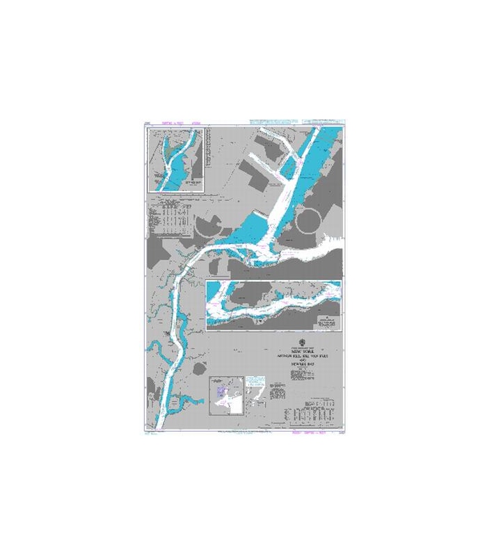 BA Chart 3457 New York Arthur Kill, Kill Van Kull and Newark Bay