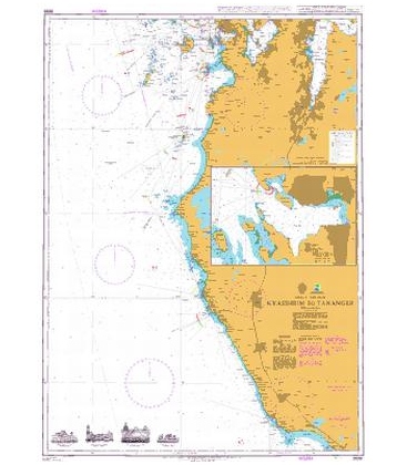 British Admiralty Nautical Chart 3538 Kvassheim to Tananger