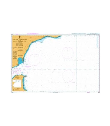 British Admiralty Nautical Chart 3578 Eastern Approaches to the Strait ...
