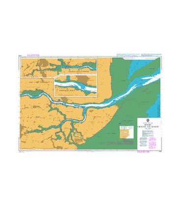 British Admiralty Nautical Chart 3750 Rivers Crouch and Roach