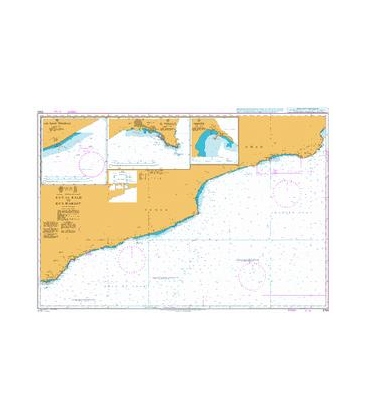 British Admiralty Nautical Chart 3784 Ra's Al Kalb to Ra's Marbat