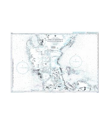 British Admiralty Nautical Chart 3806 Cabra Island to San Fernando ...