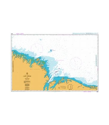 British Admiralty Nautical Chart 3958 Cabo Gurupi to Tutoia