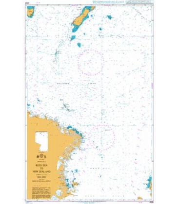 British Admiralty Nautical Chart 4065 Ross Sea to New Zealand