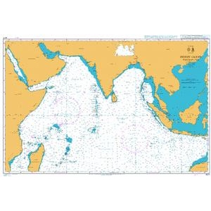 British Admiralty Nautical Chart 4071 Indian Ocean Northern Part