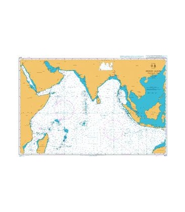 Indian Ocean Chart Maritime Boundaries Of The Indian Ocean Wall Map By