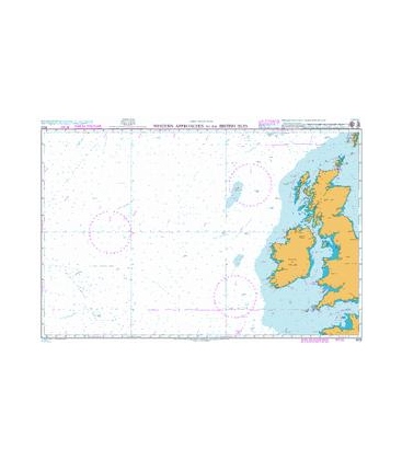 BA Nautical Chart 4102 Western Approaches to the British Isles