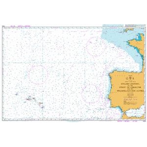 British Admiralty Nautical Chart 4103 English Channel to the Strait of ...