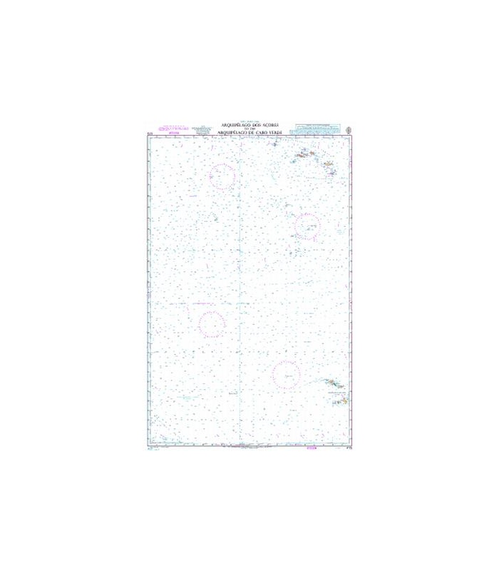 BA Chart 4115 Arquipelago dos Acores to the Arquipelago de Cabo Verde