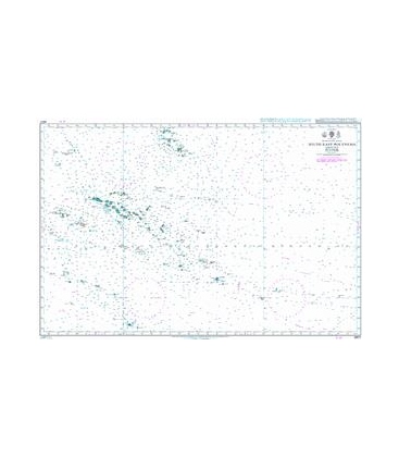 British Admiralty Nautical Chart 4607 South East Polynesia