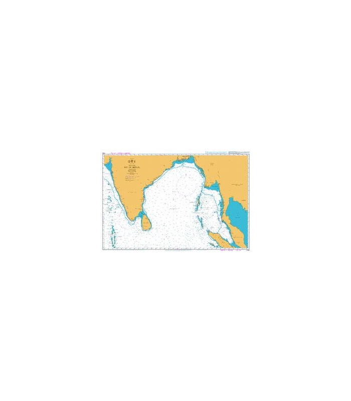 British Admiralty Nautical Chart 4706 Bay of Bengal