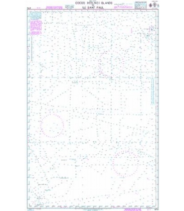 British Admiralty Nautical Chart 4714 Cocos (Keeling) Islands to Ile ...