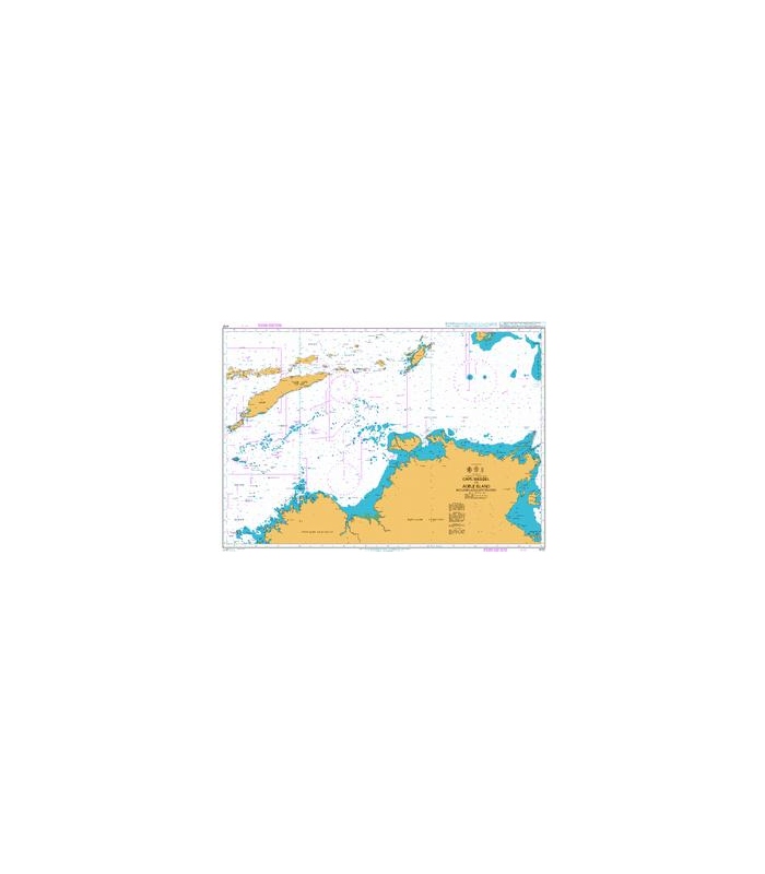 British Admiralty Nautical Chart 4721 Cape Wessel to Adele Island ...