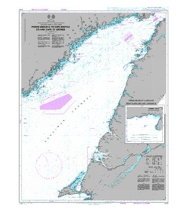 British Admiralty Nautical Chart 4731 Pointe Amour to Cape Whittle and ...