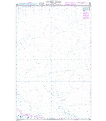 BA Nautical Chart 4805 Hawaiian Islands to the Aleutian Trench