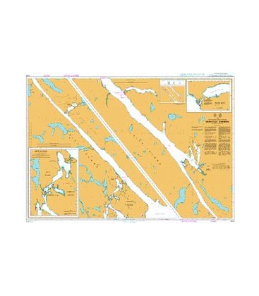 British Admiralty Nautical Chart 4932 Grenville Channel