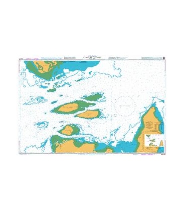 British Admiralty Australian Nautical Chart AUS20 Clarence Strait