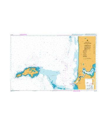 British Admiralty Australian Naut Chart 112 Approaches to Fremantle