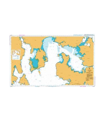 British Admiralty Australian Nautical Chart 171 Hobart to Norfolk Bay