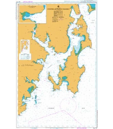British Admiralty Australian Nautical Chart 173 D'Entrecasteaux Channel