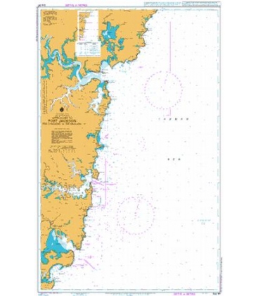 British Admiralty Australian Nautical Chart 197 Approaches to Port ...