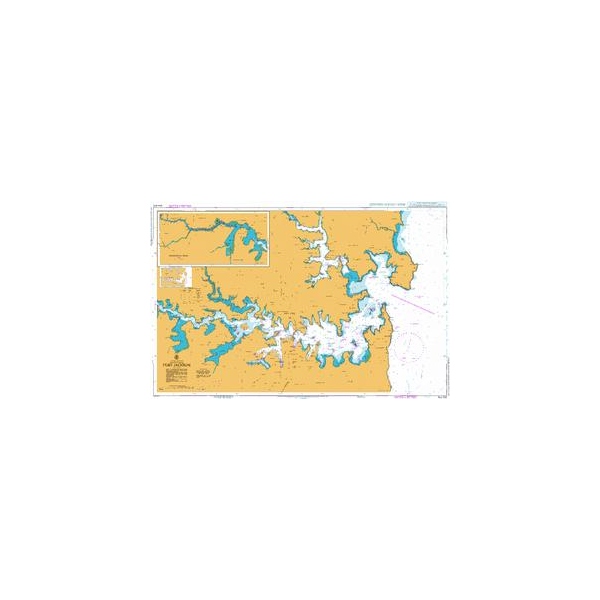 British Admiralty Australian Nautical Chart AUS200 Port Jackson