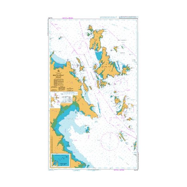 British Admiralty Australian Nautical Chart AUS252 Whitsunday Group