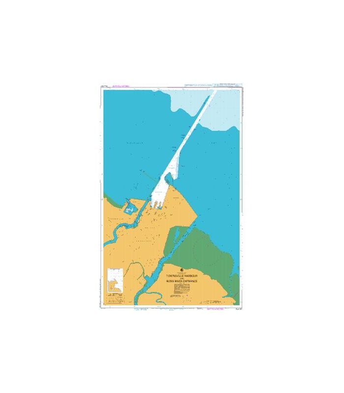 British Admiralty Australian Nautical Chart AUS257 Townsville Harbour ...