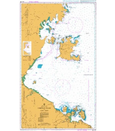 British Admiralty Australian Nautical Chart AUS305 Vanderlin Island to ...