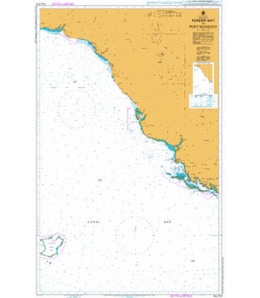 British Admiralty Australian Nautical Chart 379 Kerema Bay to Port Moresby