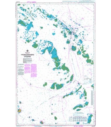 British Admiralty Australian Nautical Chart AUS821 Hydrographers Passage